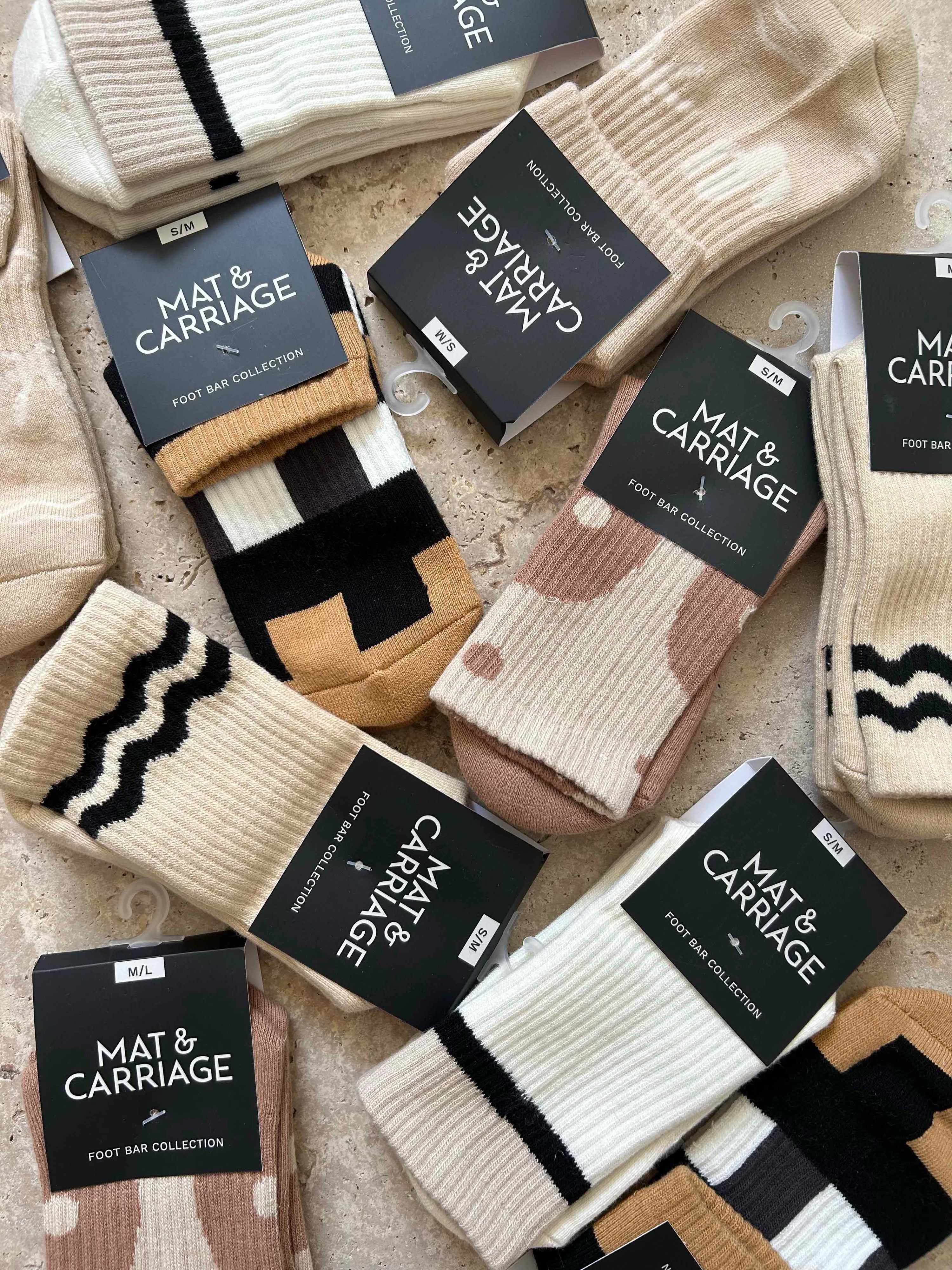 Mat & Carriage Grip Socks